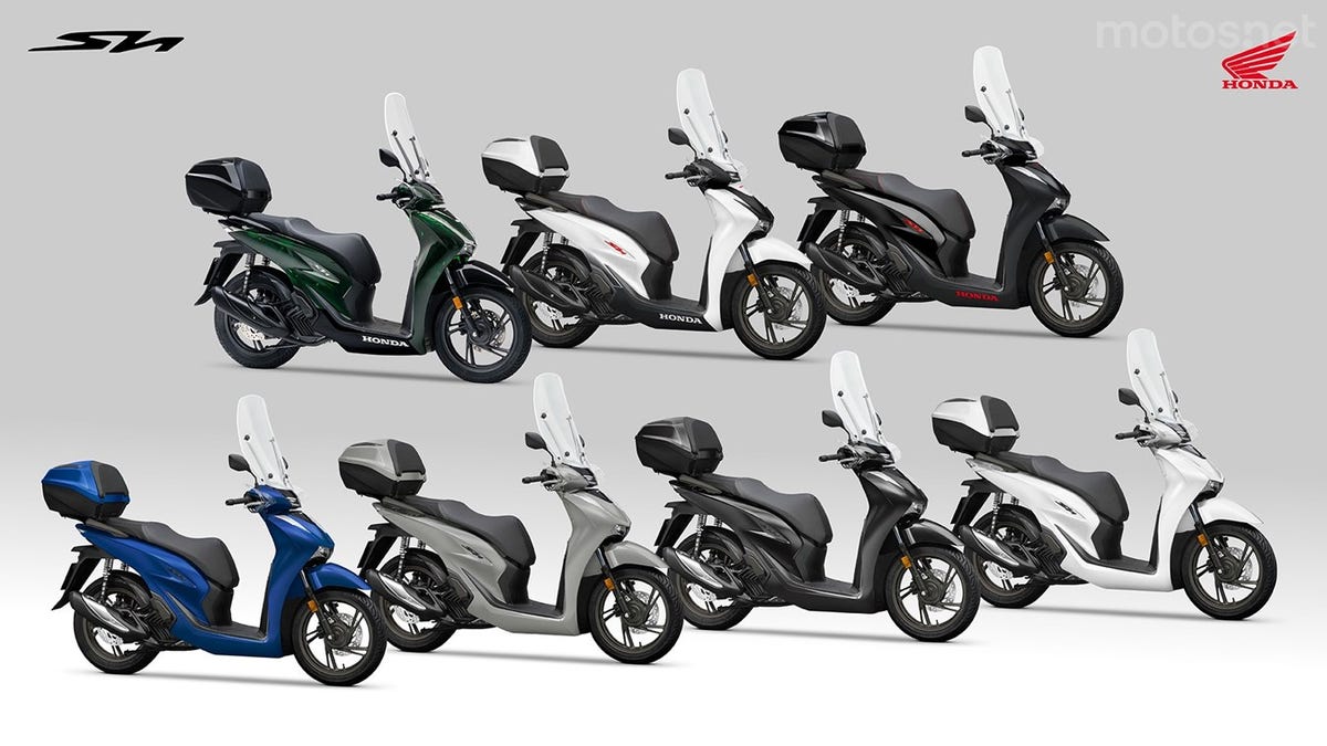La familia SH de Honda representada por las SH350i, SH125i y SH Mode ...